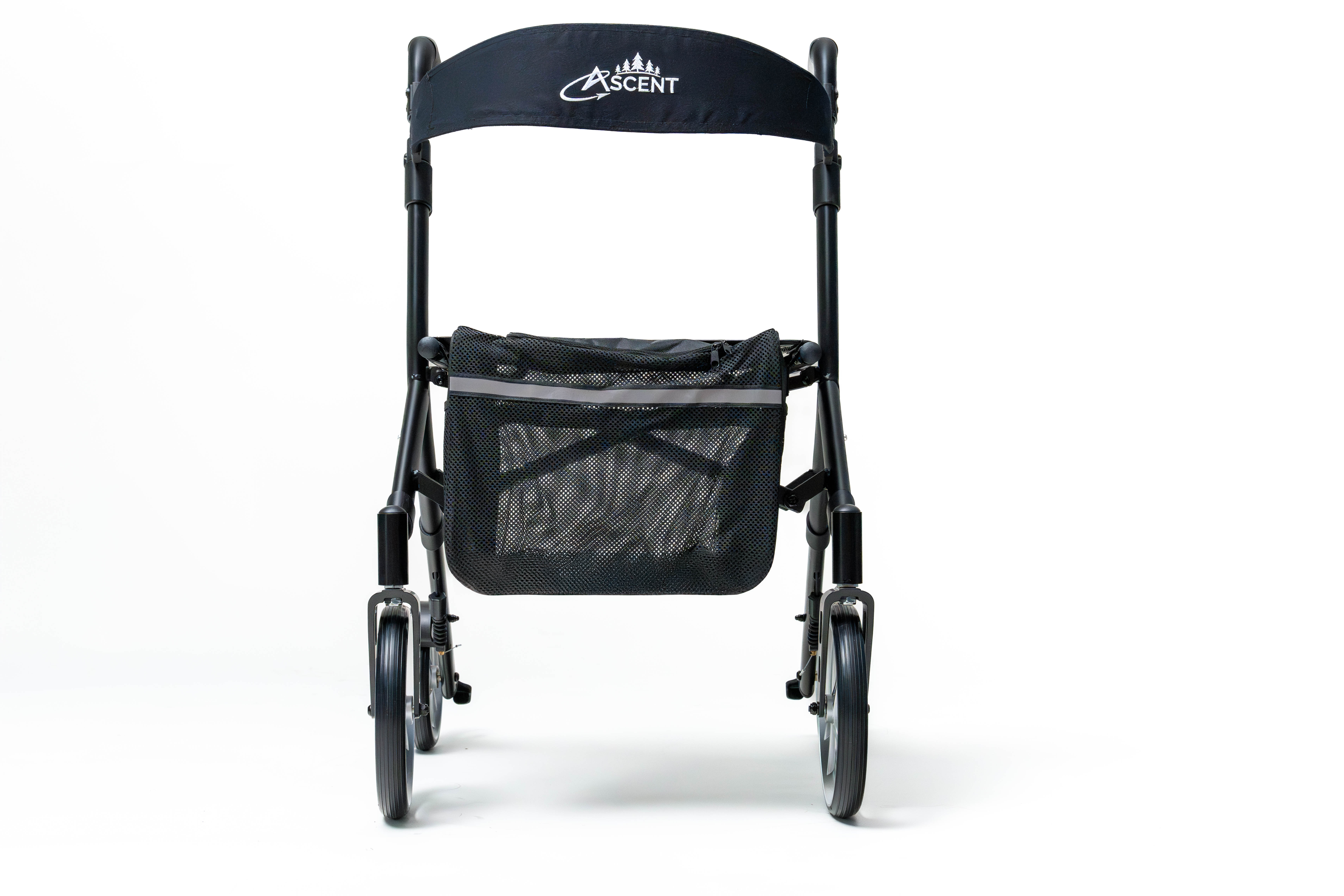 Ascent Euro-Style Rollator, Textured Black