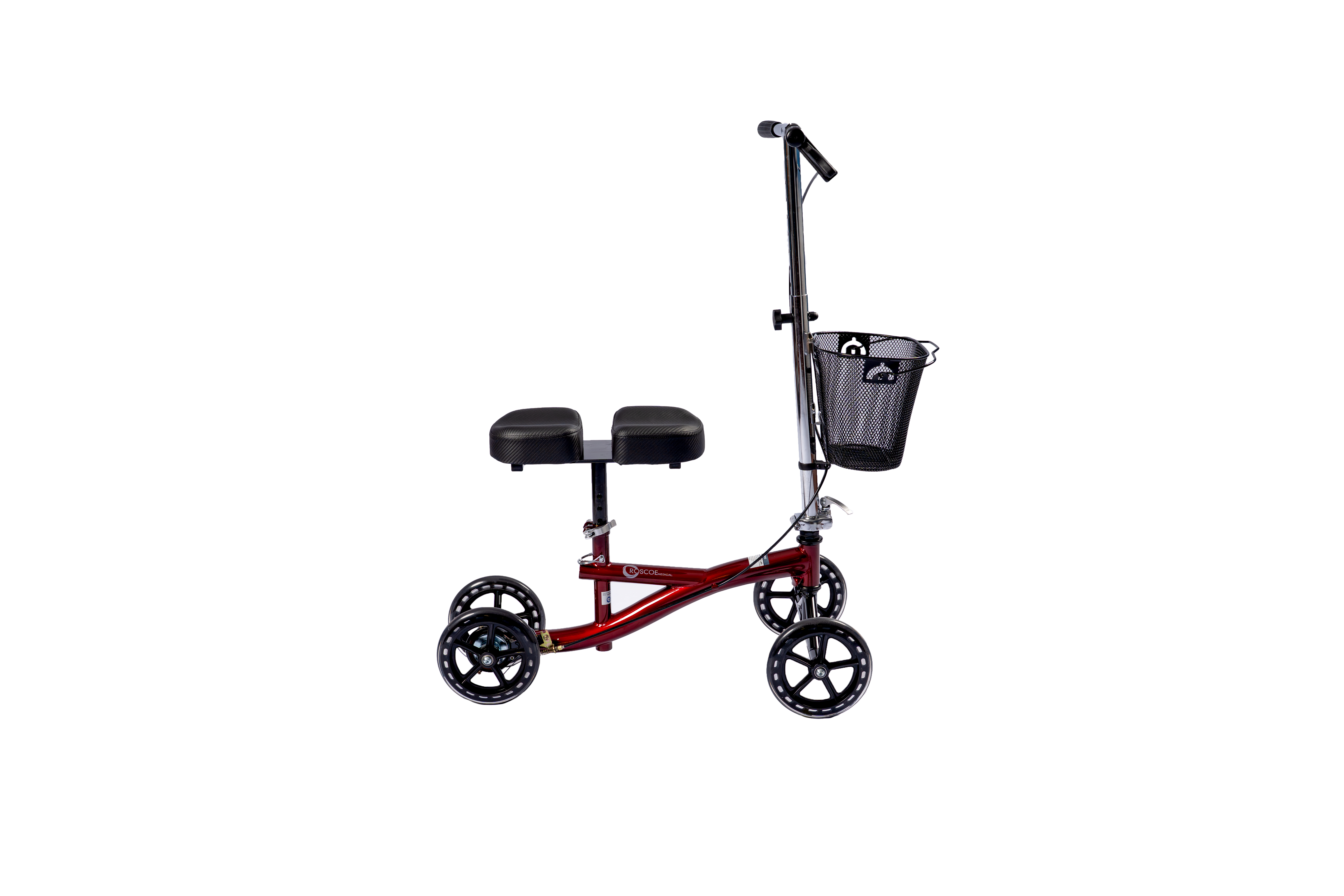 RoscoeMedical.com | Roscoe Knee Rollator, Burgundy
