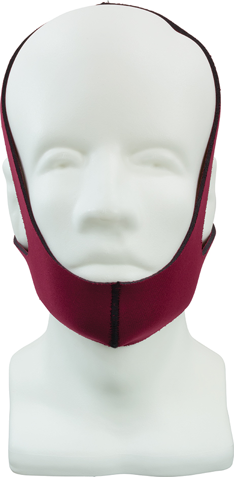 3 Point Chin Strap, Medium, Ruby Red - ROS-T09M