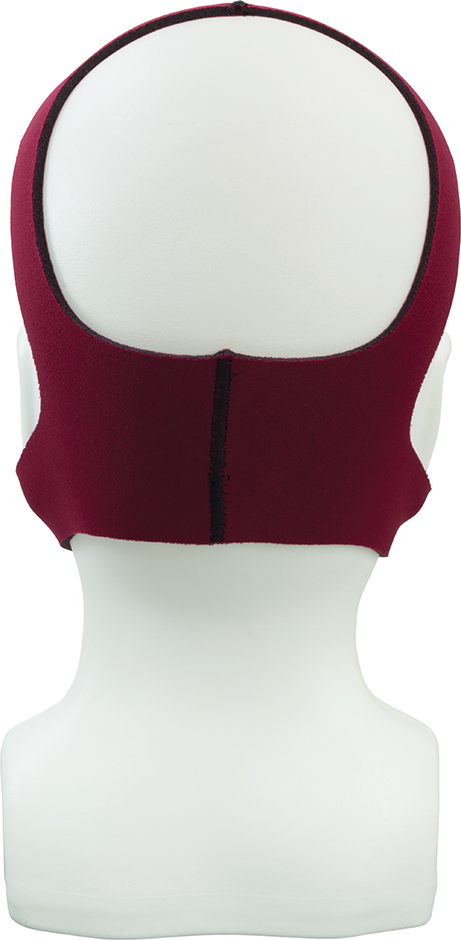 3 Point Chin Strap, Medium, Ruby Red - ROS-T09M